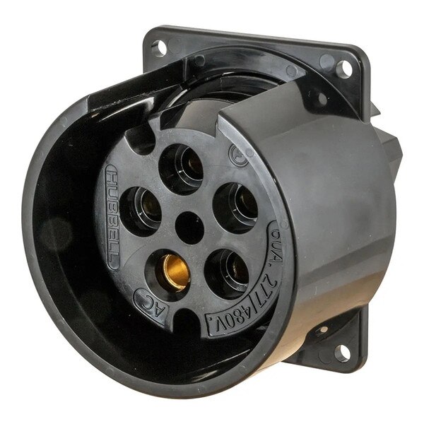 Hubbell Convention Center Pin and Sleeve Receptacle 60A 277/480V, 4P5W (Hubbell HBL5607R)